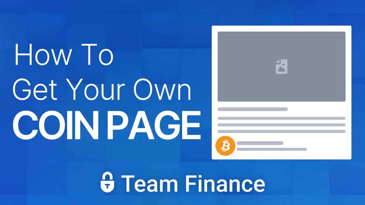 How to Create a Free Public Coin Page after using our Services