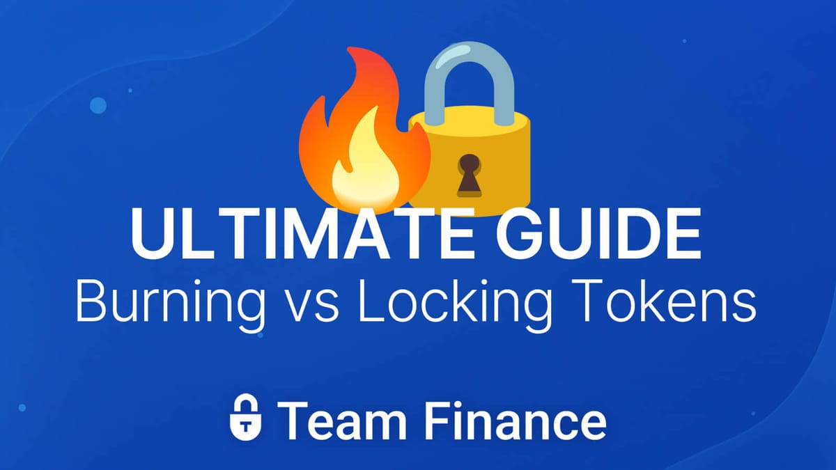 Lock or Burn Tokens - What's the difference?
